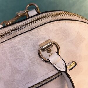 Coach | Bags | Coach 2558 Katy Satchel In Signature Leather White ...